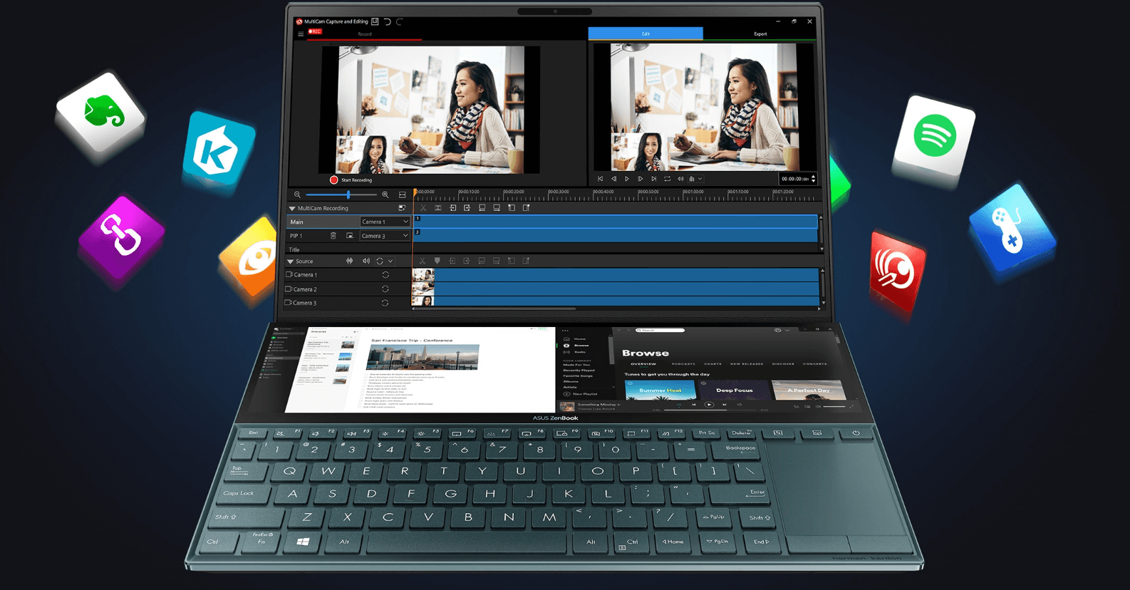ASUS ZenBook Duo UX481F apskats - notepad.lv