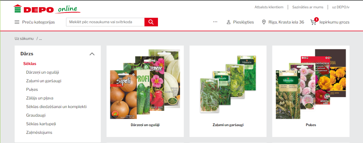 Depo interneta veikals vēris digitālās durvis - notepad.lv